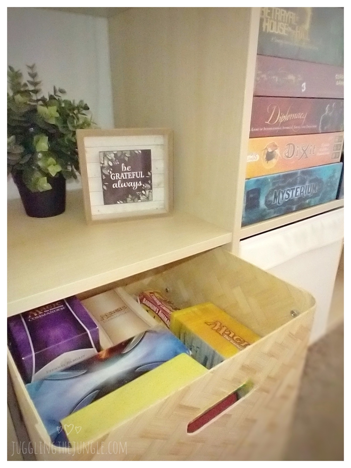 How to make a display shelf for board games – Juggling The Jungle